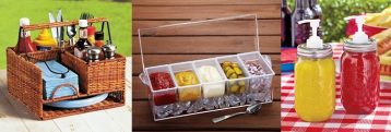 Best Condiment Holder, Caddy and Trays for Picnic Tables and Outdoor ...