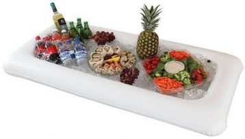 Inflatable Buffet Cooler Serving Bar for Picnics and BBQs