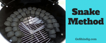 Snake Method on a Weber Kettle Charcoal Grill
